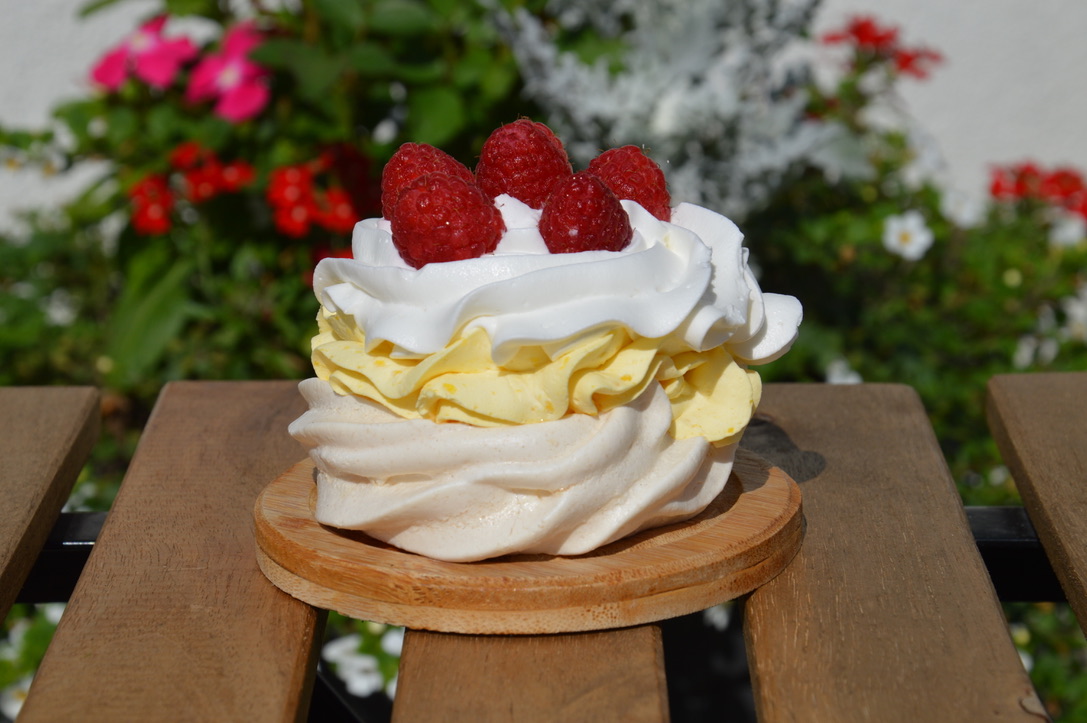 Mini Pavlove sa malinama – Pinch of Amour